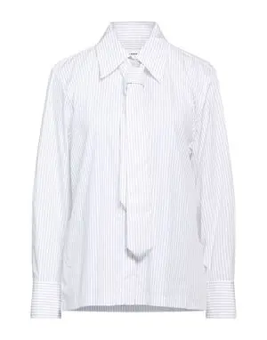 Sandro Striped Cotton Poplin Shirt With Embellishments