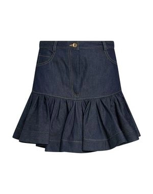 Sandro Denim Skirt Size Cotton - Blue