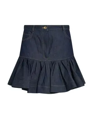 Sandro Circle Denim Skirt