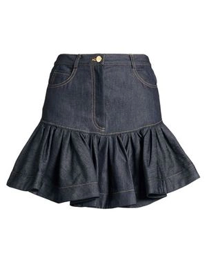 Sandro Denim Skirt Size Cotton - Blue