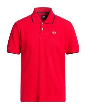 LA MARTINA Polo Shirt Size Cotton - Red