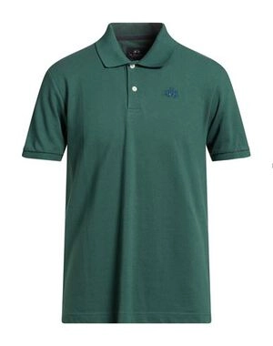 LA MARTINA Polo Shirt Military Size Cotton - Green