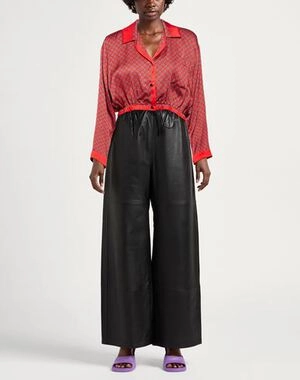 Sandro Viscose Printed Cropped Shirt