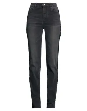 Armani Exchange Straight Leg Jeans With Crystal Embellishments