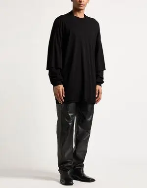Rick Owens Cotton Jersey Sweatshirt - Black