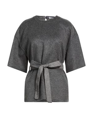 Brunello Cucinelli Virgin Wool Belted Top