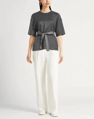 Brunello Cucinelli Virgin Wool Belted Top