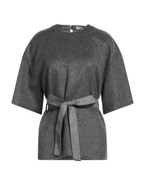 Brunello Cucinelli Virgin Wool Belted Top
