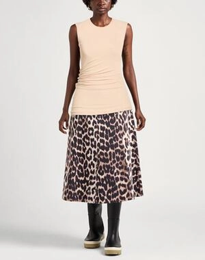 Wolford Sleeveless Crewneck Jersey Top With Gathered Detailing