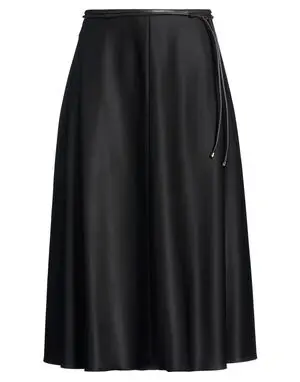 Agnona Midi Skirt In Wool And Elastane