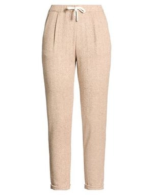 PUROTATTO Pants Sand Size Viscose, Wool, Polyester, Elastane - Beige