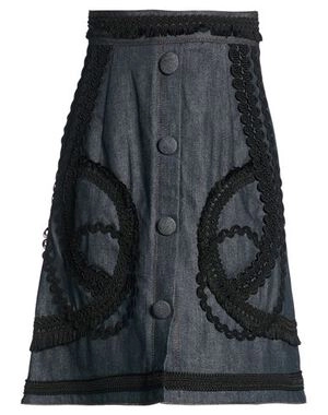 Dolce & Gabbana Embellished Denim Skirt