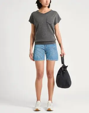 Zadig&Voltaire High Waisted Denim Shorts