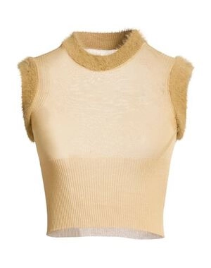 Jacquemus Top Size Cotton, Polyamide - Beige