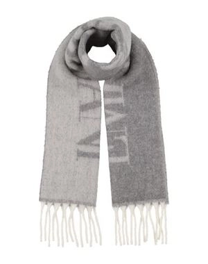 Emporio Armani Scarf Alpaca Wool, Wool, Polyamide - Grey