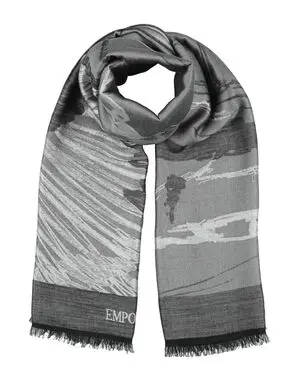 Emporio Armani Scarf Polyester, Virgin Wool, Modal