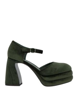 JEANNOT Pumps Size Textile Fibers - Green