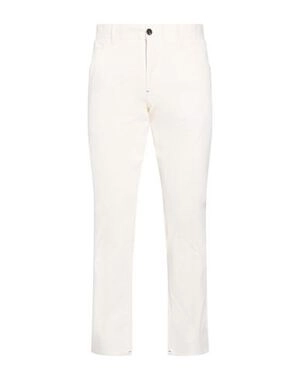 Isaia Pants Size Cotton, Elastane - White