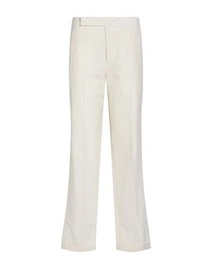 LARDINI Pants Size Wool, Polyester - White