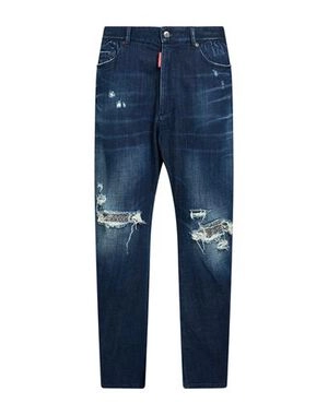 Dsquared2 Jeans Size Cotton, Elastane, Calfskin - Blue