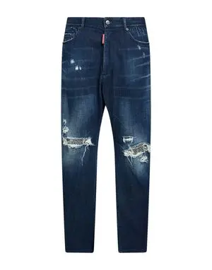 Dsquared2 Jeans Size Cotton, Elastane, Calfskin