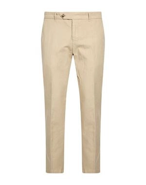 BOSS Pants Size Cotton, Linen, Elastane - Sand