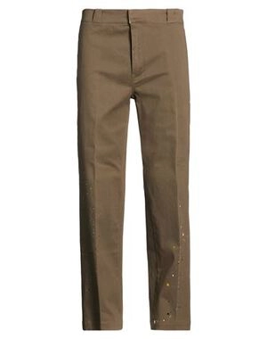 THE EDITOR Pants Military Size Cotton, Elastane - Green