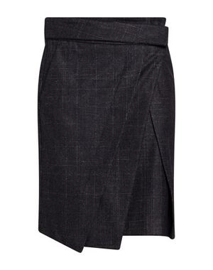 MOORER Mini Skirt Size Wool, Polyester, Polyamide, Cotton, Cashmere - Black
