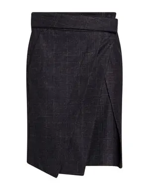 MOORER Wool Blend Wrap Skirt