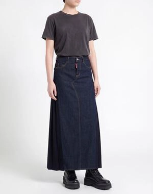 Dsquared2 Maxi Skirt In Virgin Wool And Cotton
