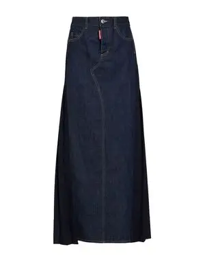 Dsquared2 Maxi Skirt In Virgin Wool And Cotton