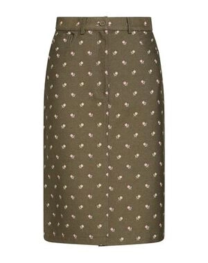 Paul & Joe Midi Skirt Military Size Cotton, Polyester, Elastane - Green