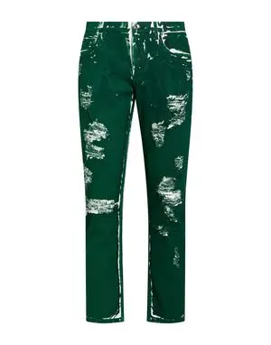 Dolce & Gabbana Straight-leg Distressed Cotton Jeans