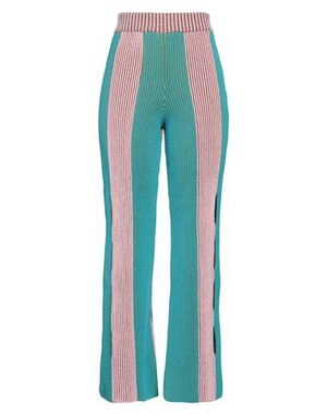 Andersson Bell Striped Wide-leg Knit Trousers - Blue