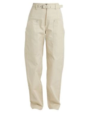 Isabel Marant Étoile Pants Cream Size Cotton, Linen - White