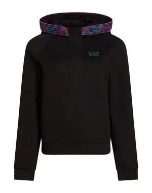EA7 Cotton And Polyester Blend Sweatshirt With Logo Detail