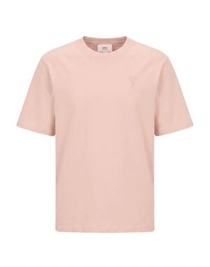 AMI Paris T-shirt Charcoal Size Cotton - Orange