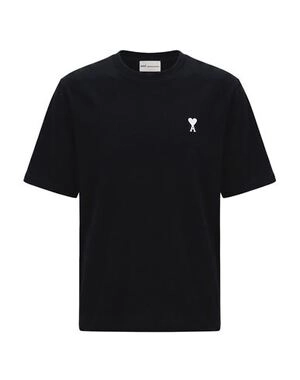 AMI Paris T-shirt Size Cotton - Black
