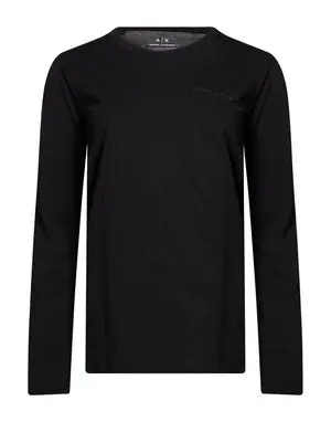 Armani Exchange Cotton Bodycon Mini Dress - Black