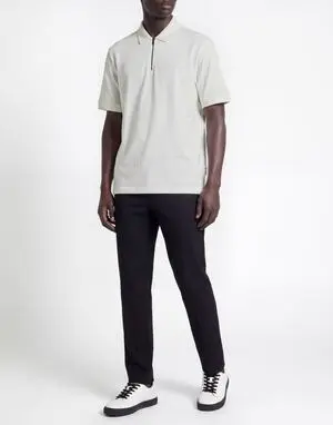 Armani Exchange Polo Shirt Size Cotton, Elastane - White
