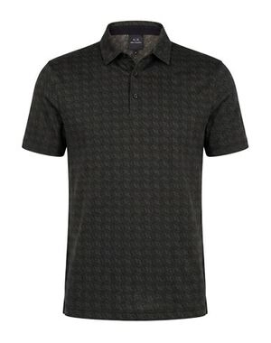 Armani Exchange Polo Shirt Dark Size Cotton - Green
