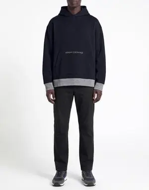Armani Exchange Two-tone Hooded Sweatshirt