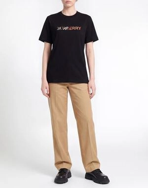 Burberry Cotton T-shirt With Embroidered Logo