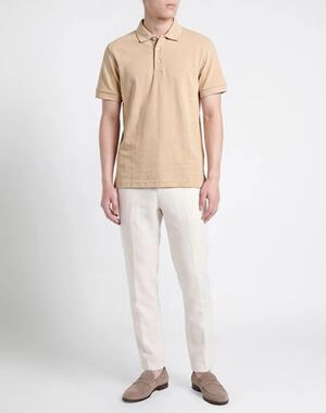 Burberry Polo Shirt Sand Size Cotton