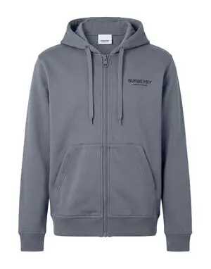 Burberry Slate Cotton Terry Hoodie