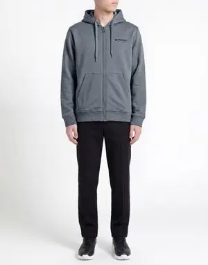 Burberry Slate Cotton Terry Hoodie