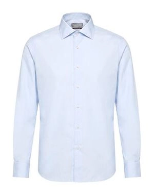 Canali Shirt Light Size Cotton - Blue