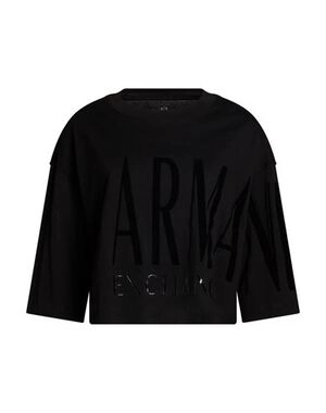 Armani Exchange Cotton Crewneck T-shirt - Black