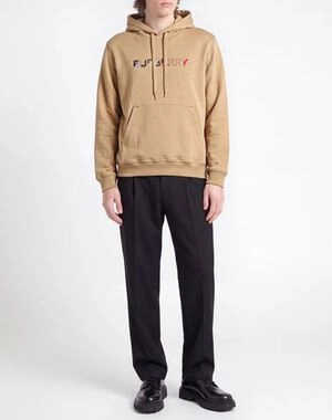 Burberry Sand Cotton Hoodie - Beige