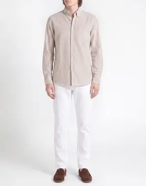 XACUS Shirt Size Cotton, Viscose - Beige